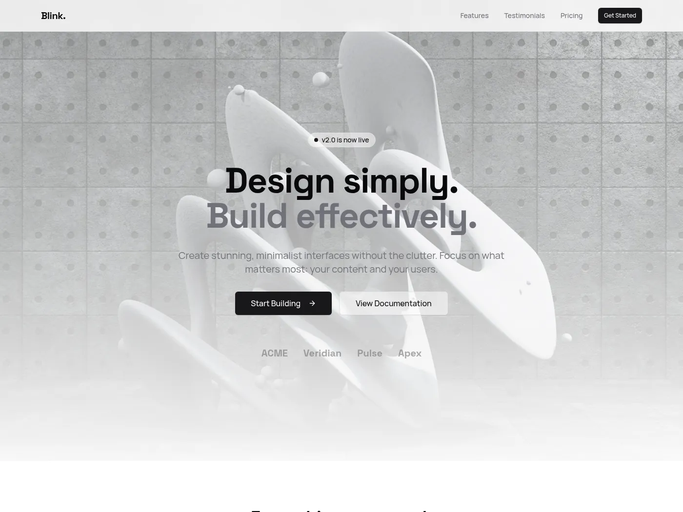 Simple Landing Page