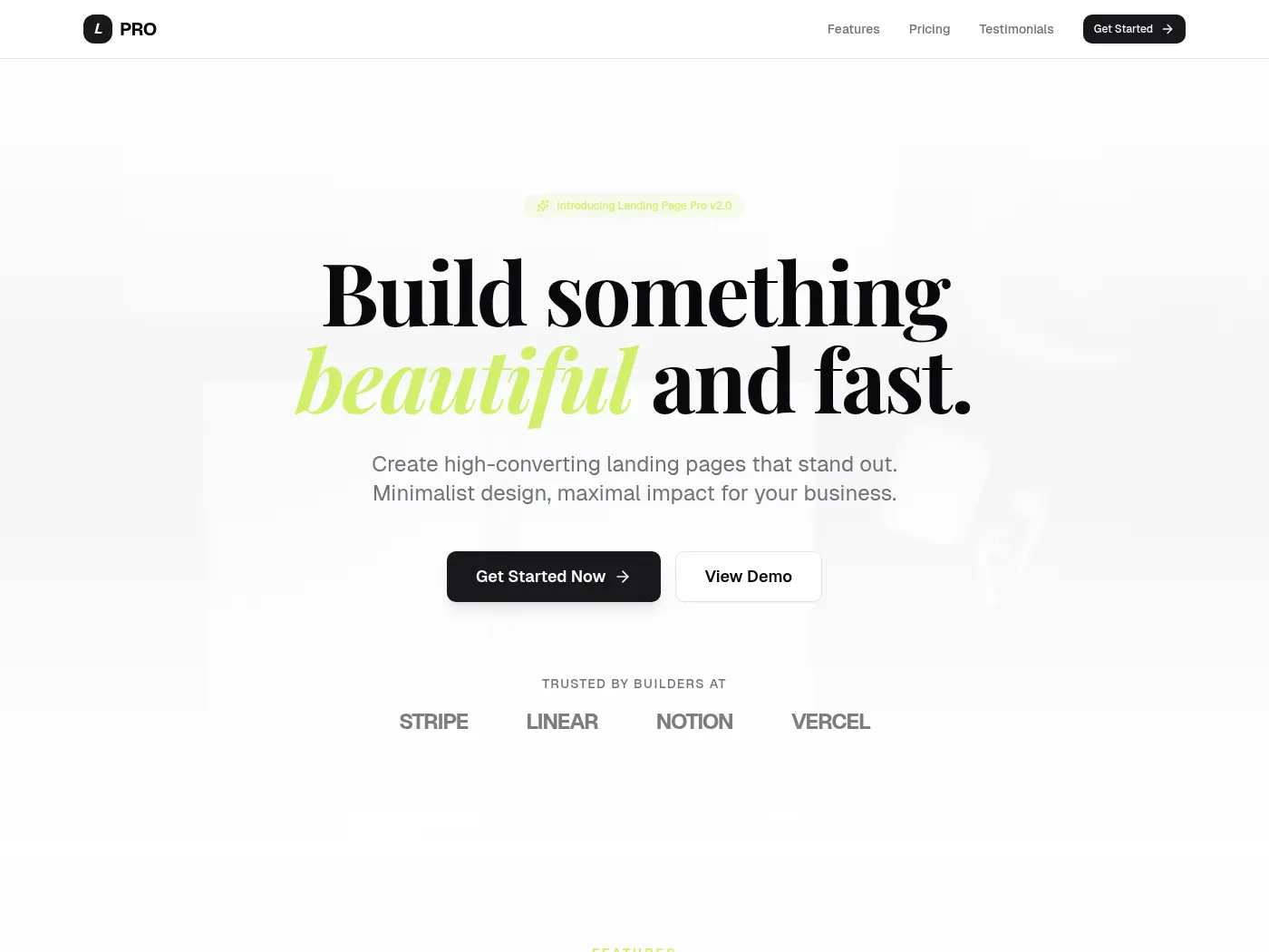 Landing Page Pro
