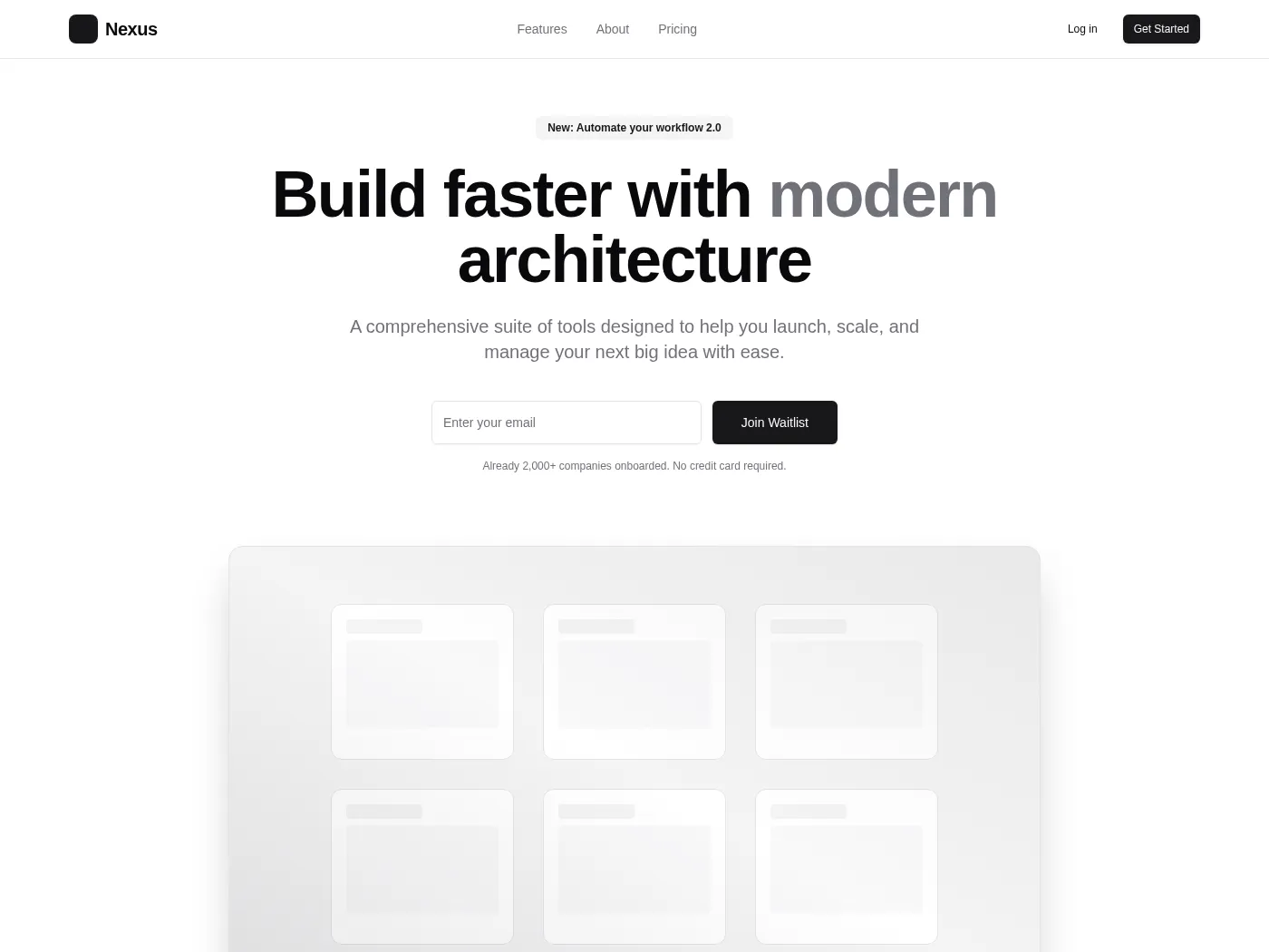 Easy Landing Page