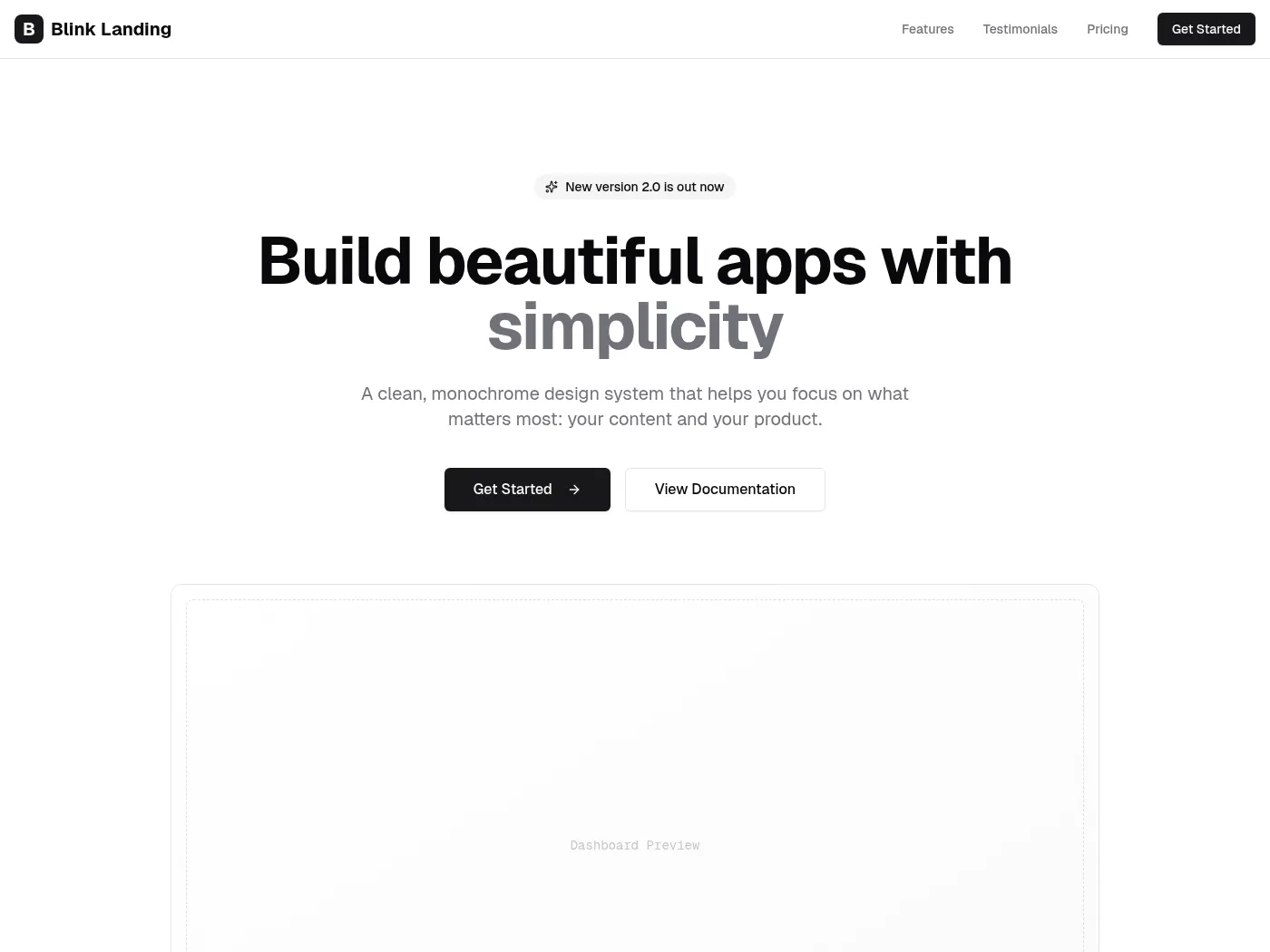 Simple Landing Page
