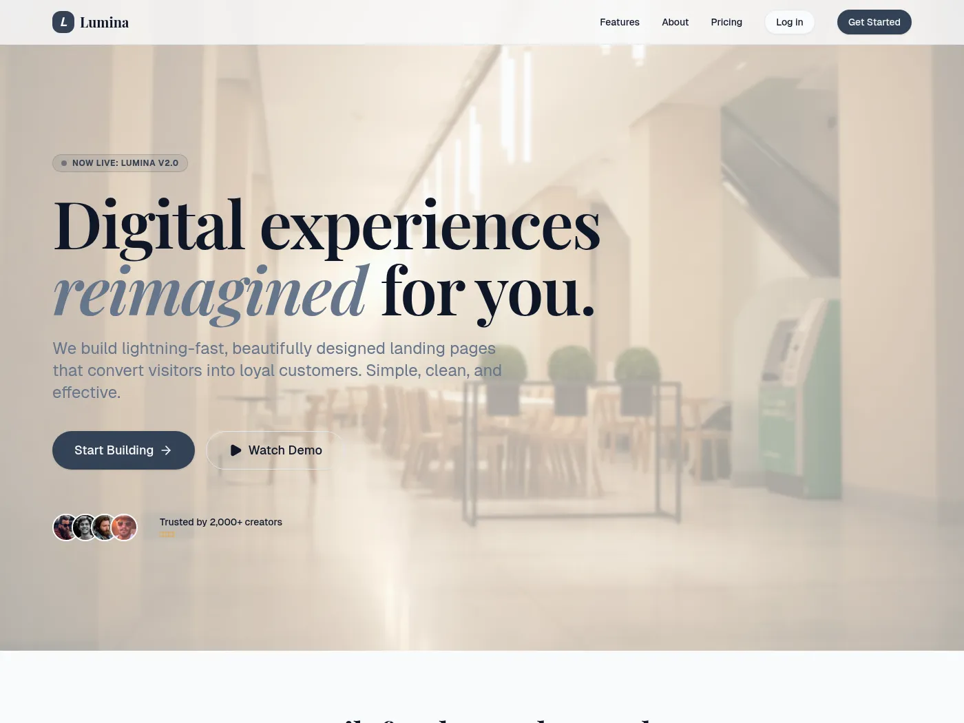 Simple Landing Page
