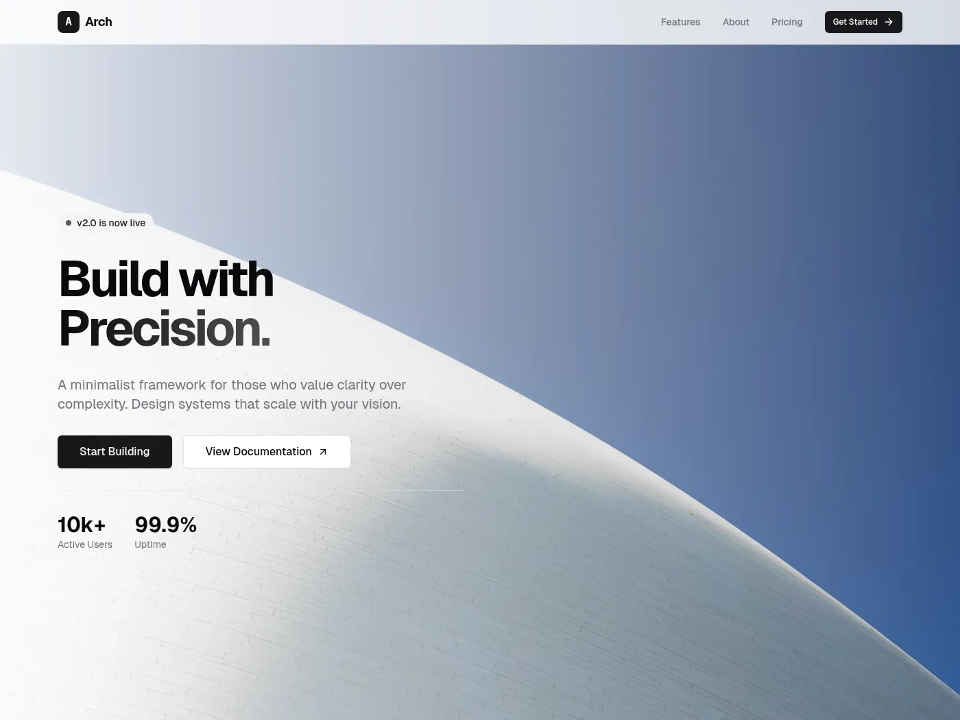 Simple Landing Page