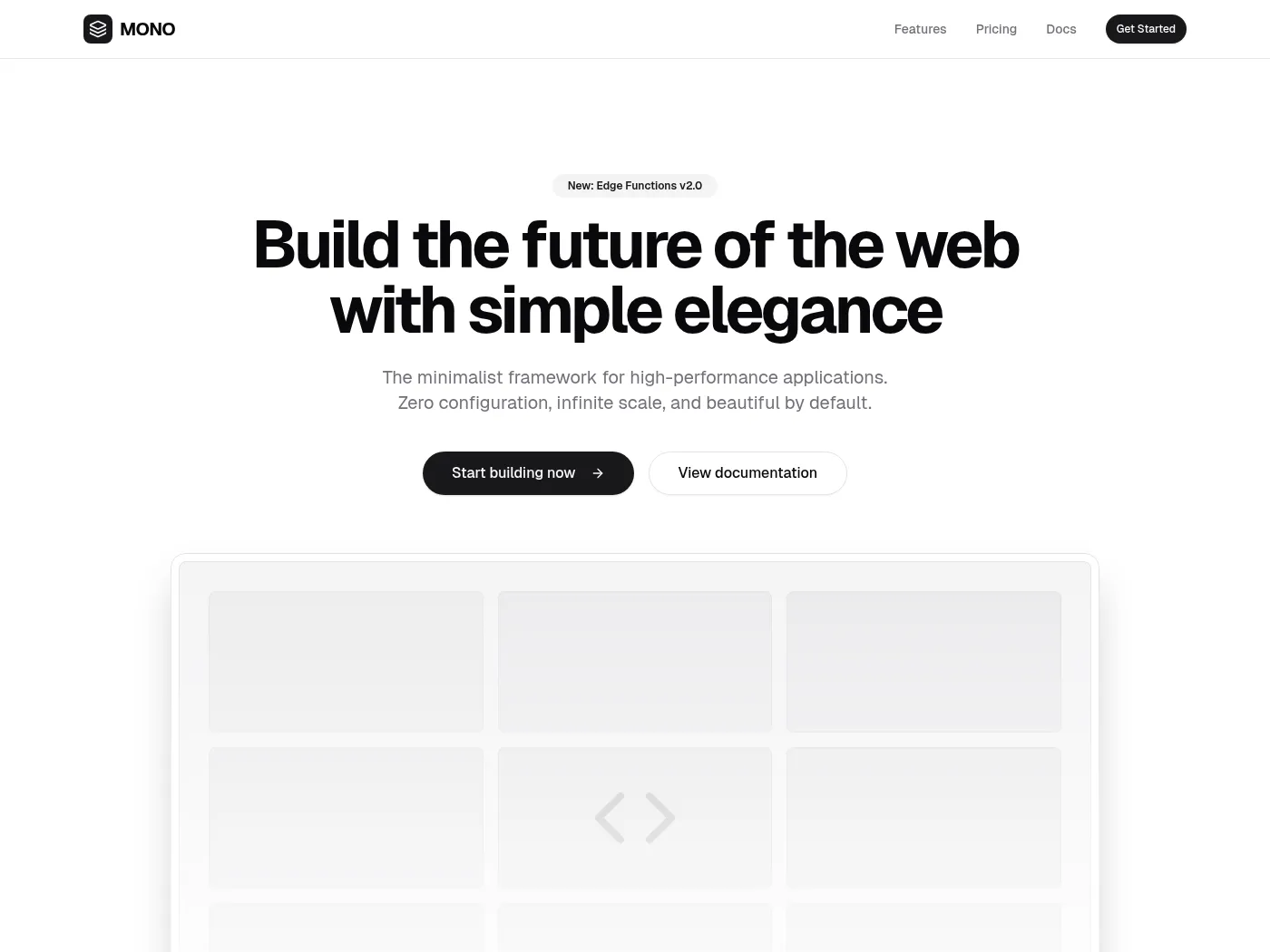 Simple Landing Page