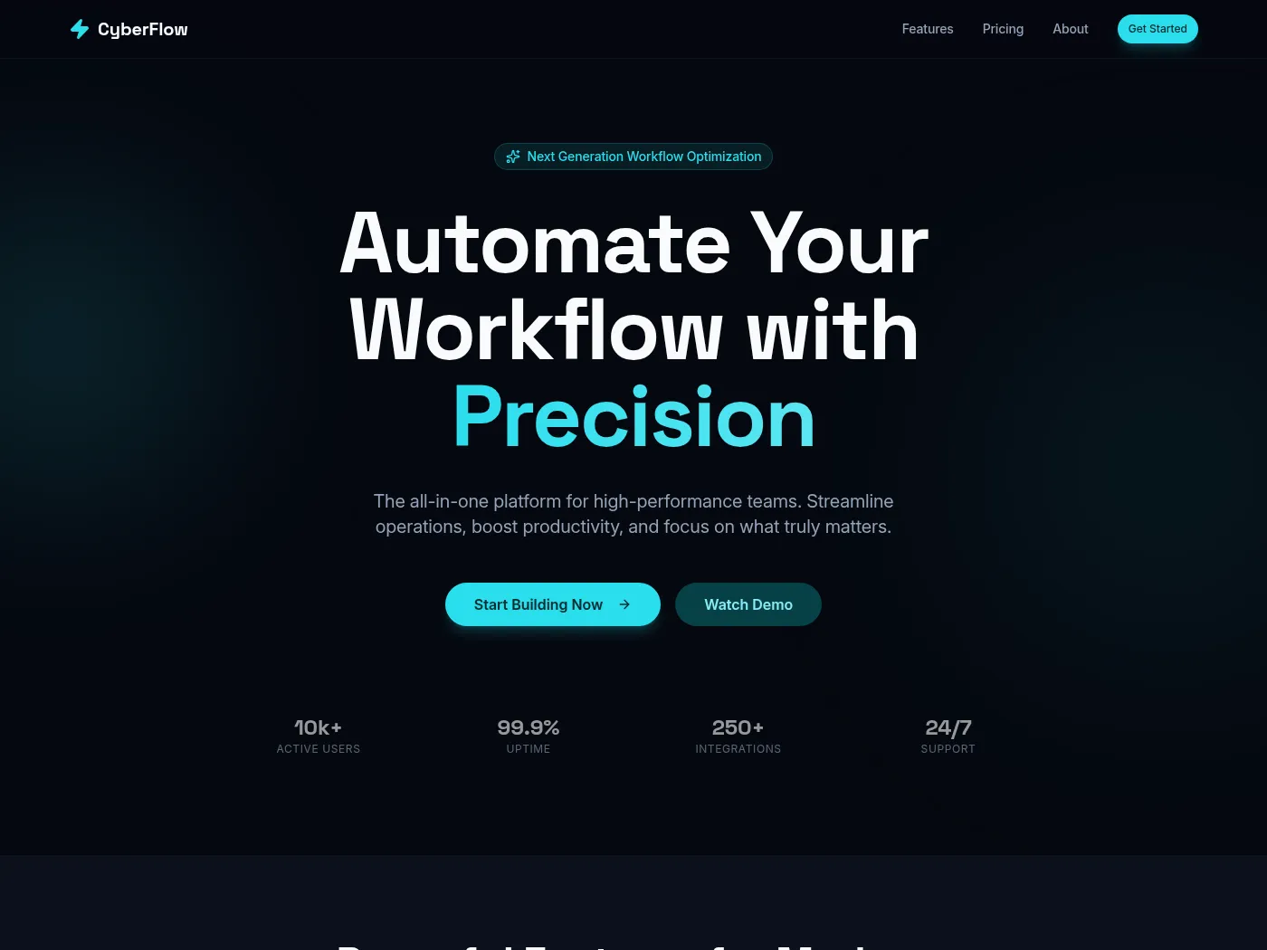 Simple Landing Page