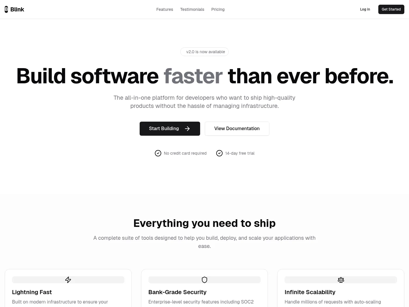 Simple Landing Page