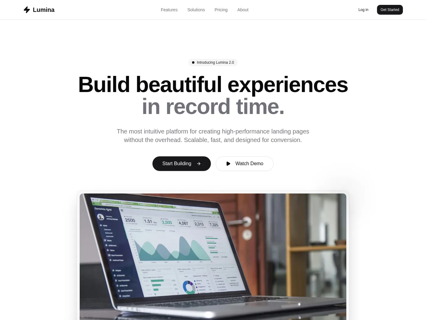 Simple Landing Page