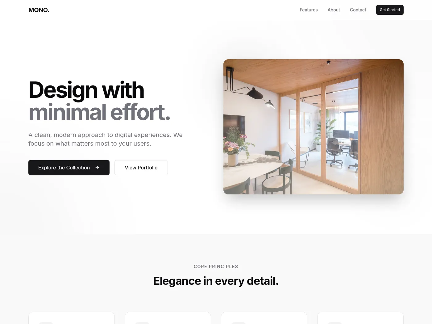 Simple Landing Page