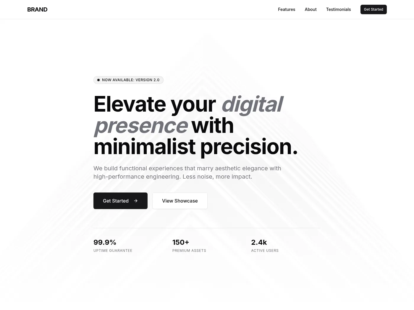 Simple Landing Page