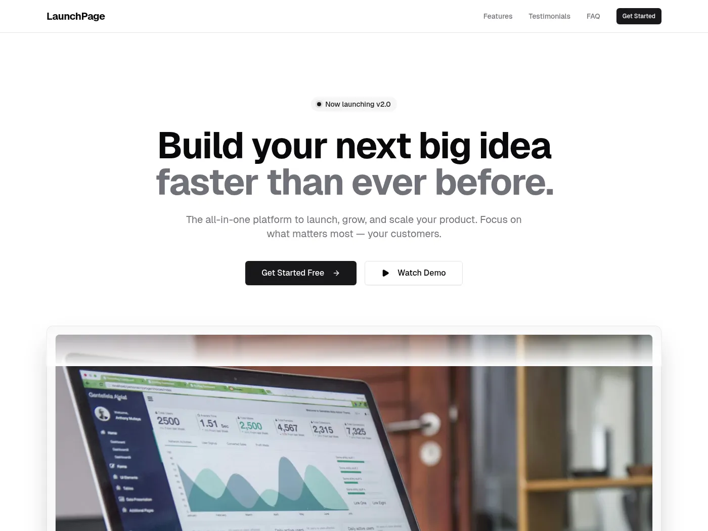 LaunchPage Simple