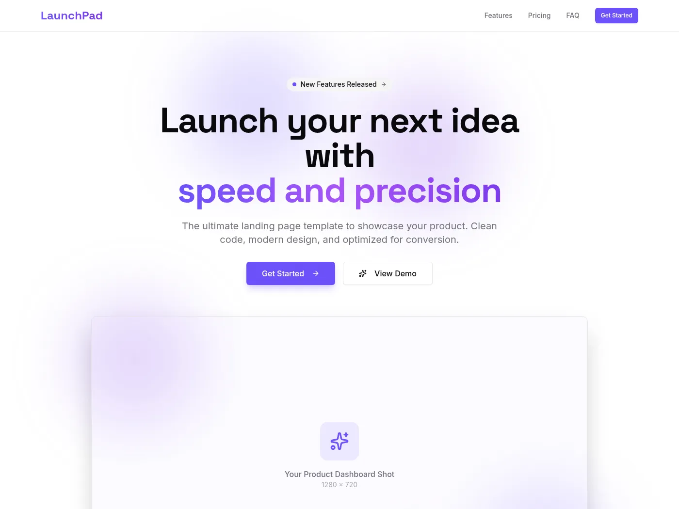 Simple Landing Page