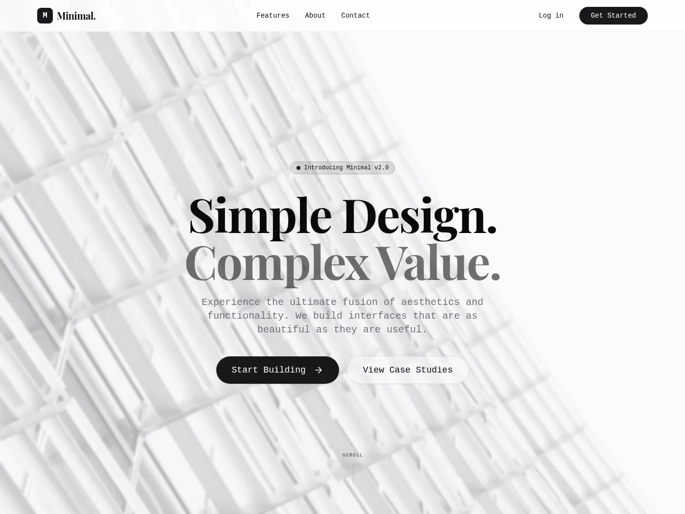 Simple Landing Page