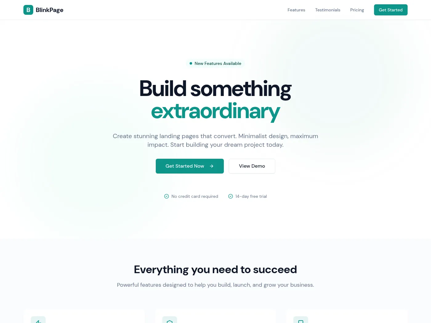 Quick Landing Page