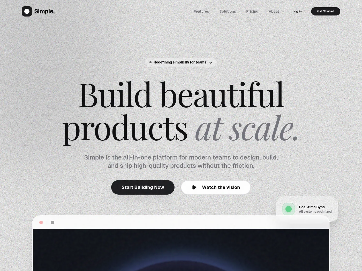 Simple Landing Page
