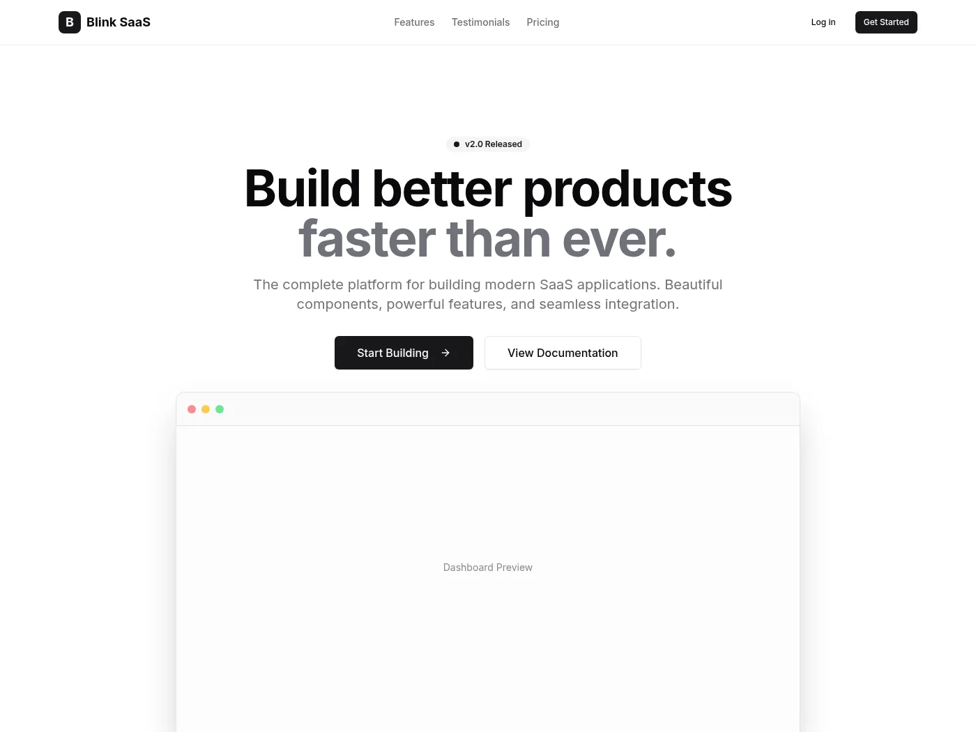 Simple Landing Page