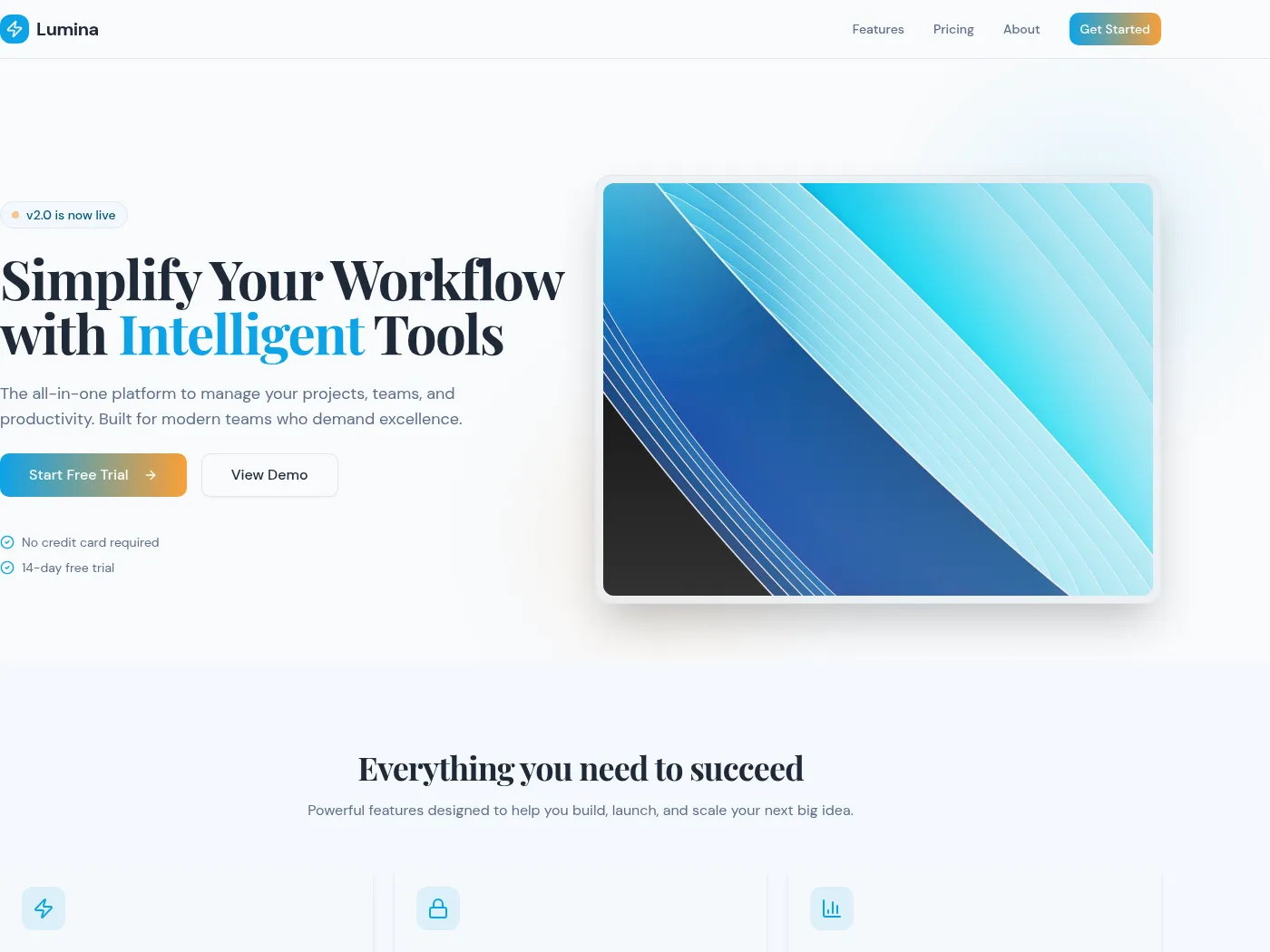 Simple Landing Page