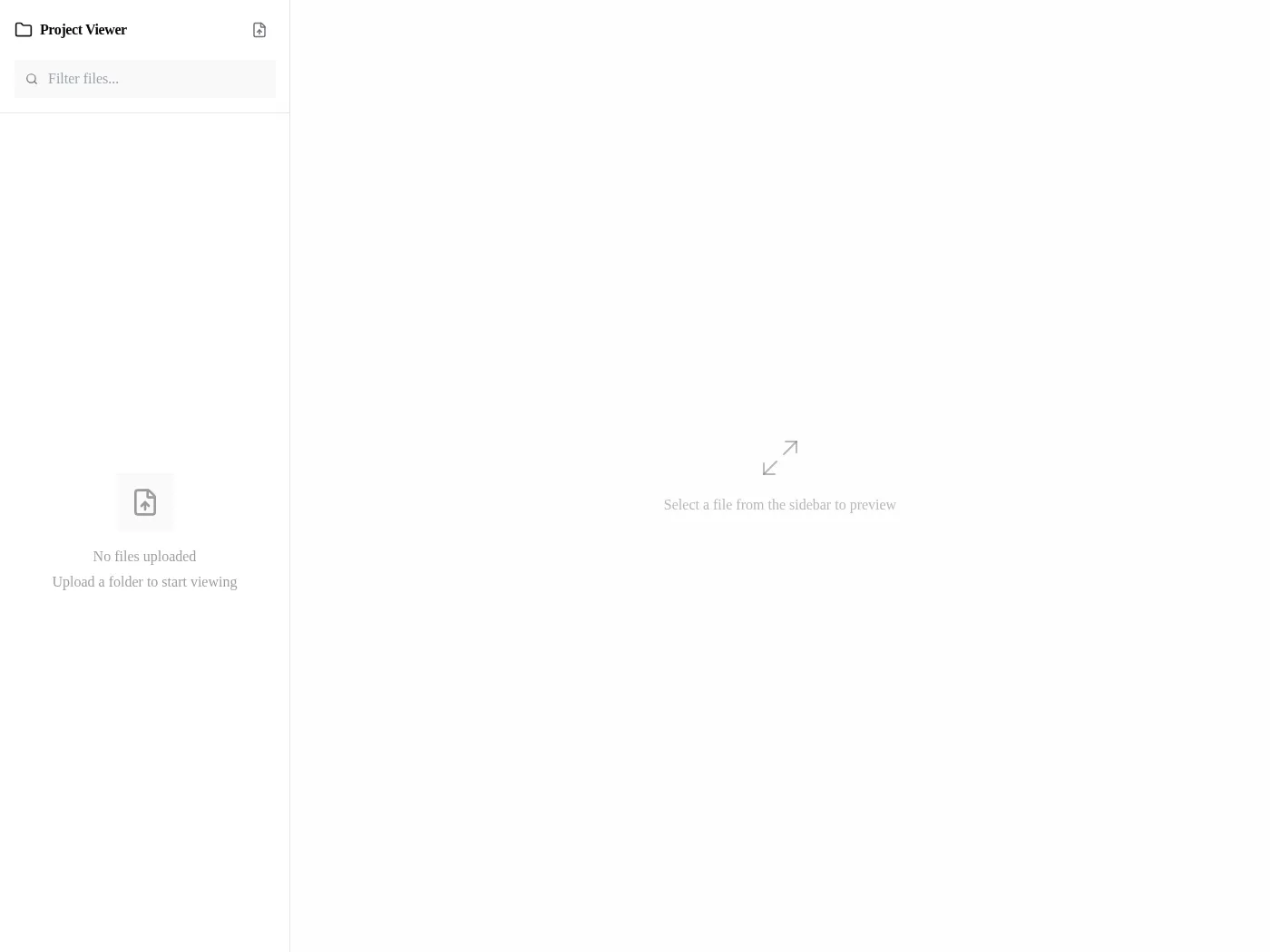 Simplified Project Viewer