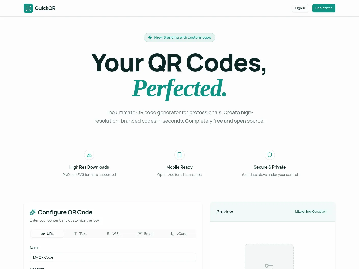Quick QR Code Maker