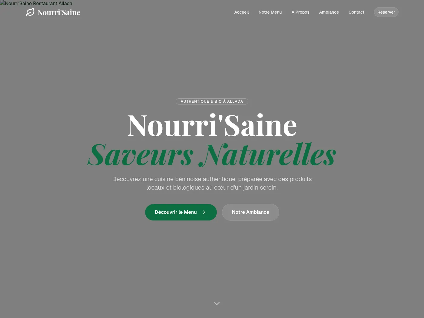 Restaurant Nourri'saine