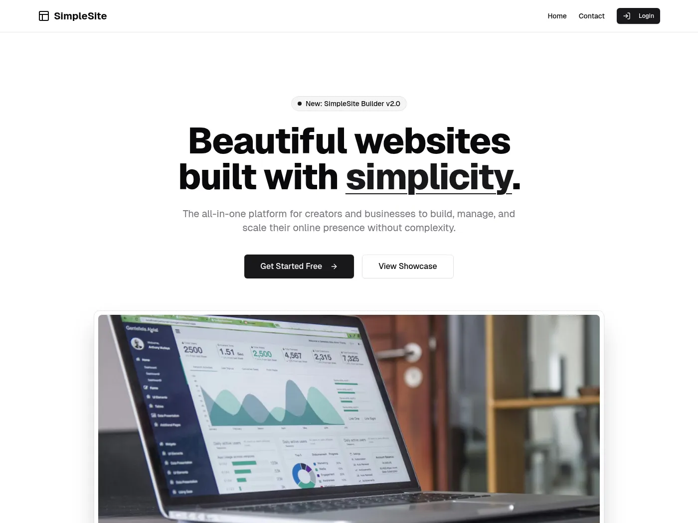 SimpleSite Builder