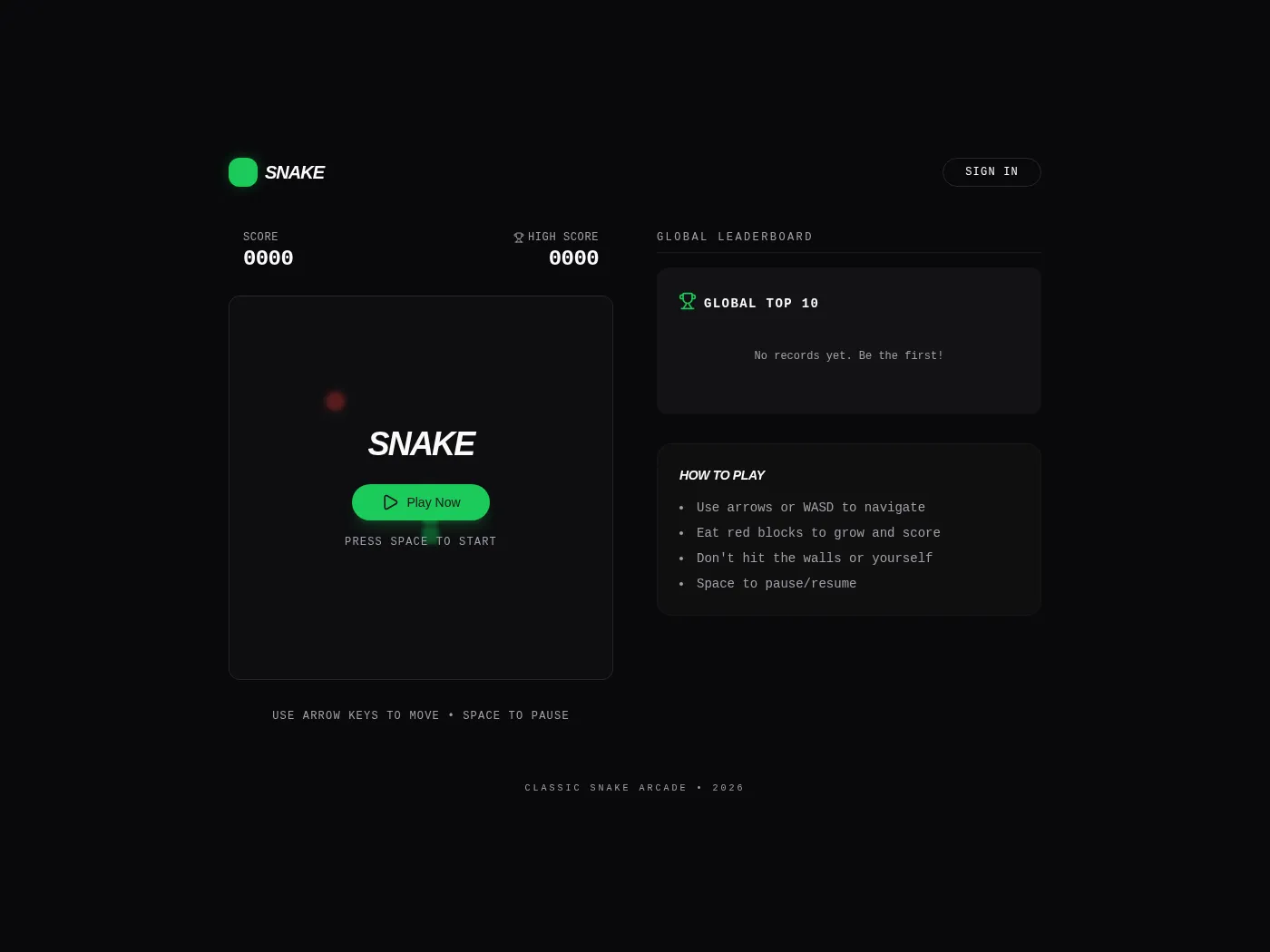 Simple Snake Game