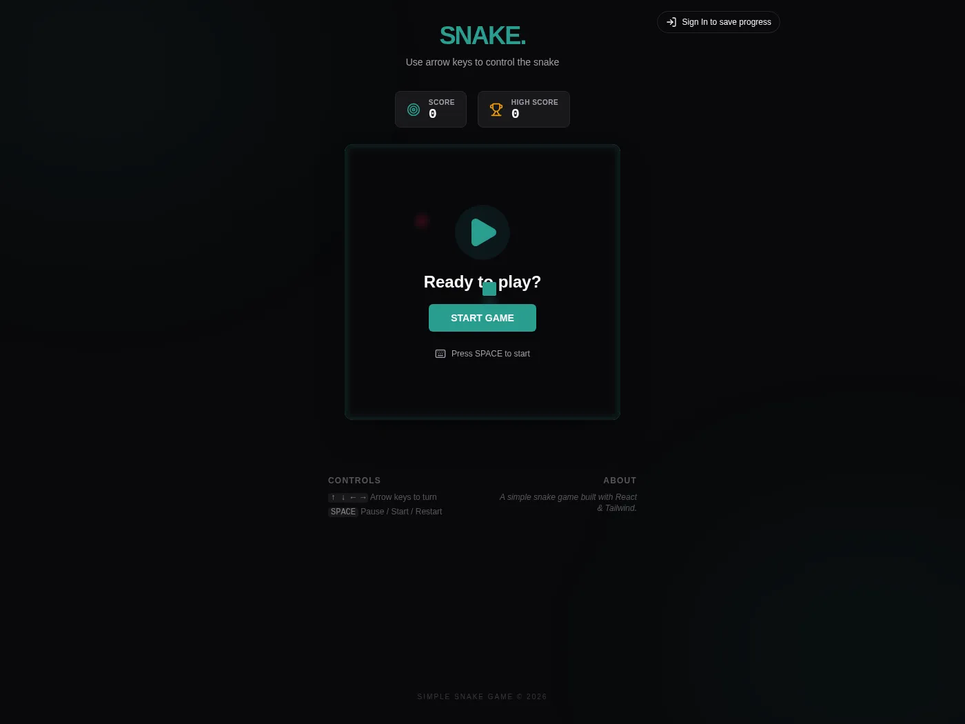 Simple Snake Game