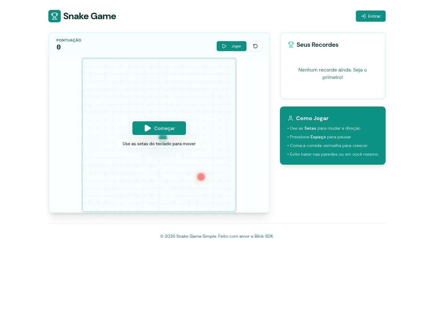 Snake Game Simple