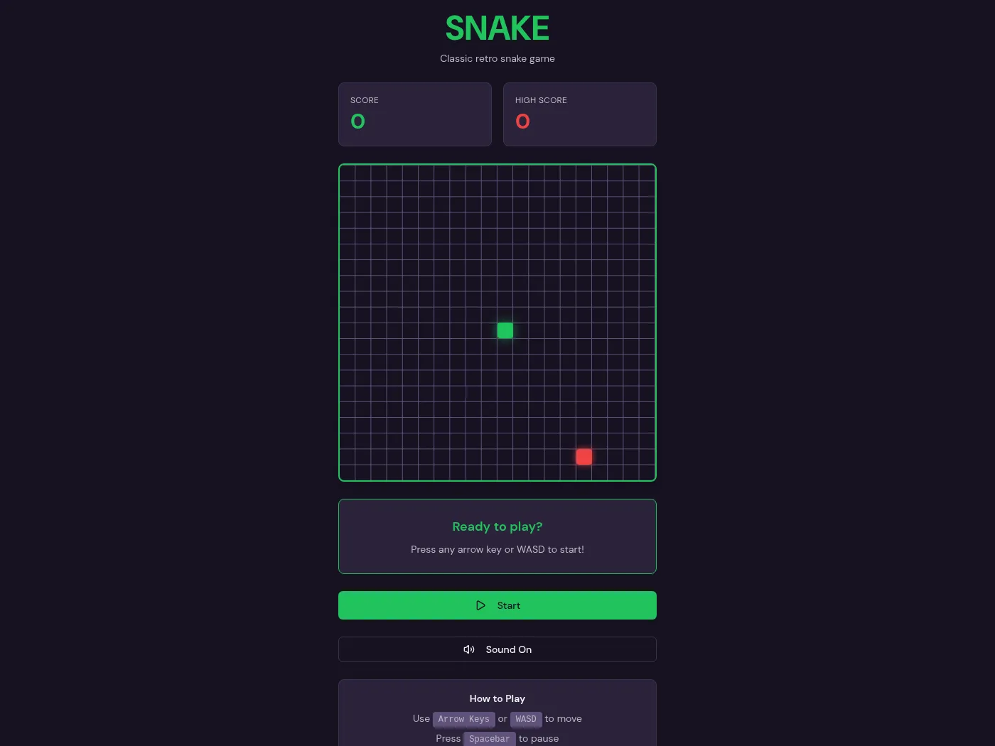 Simple Snake Game