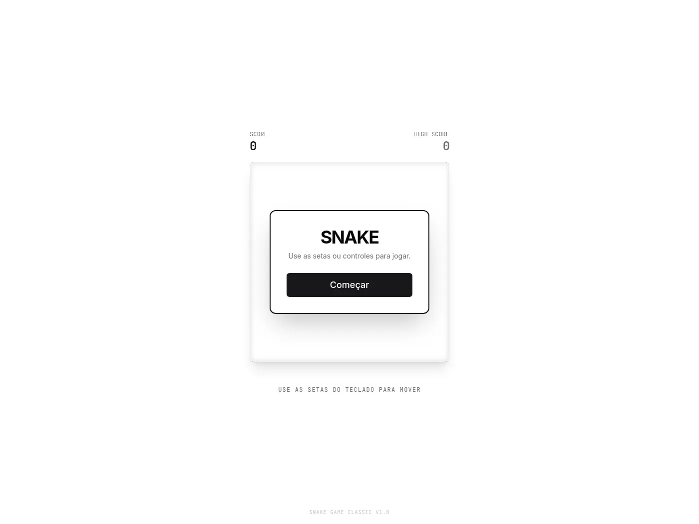 Snake Game Classic