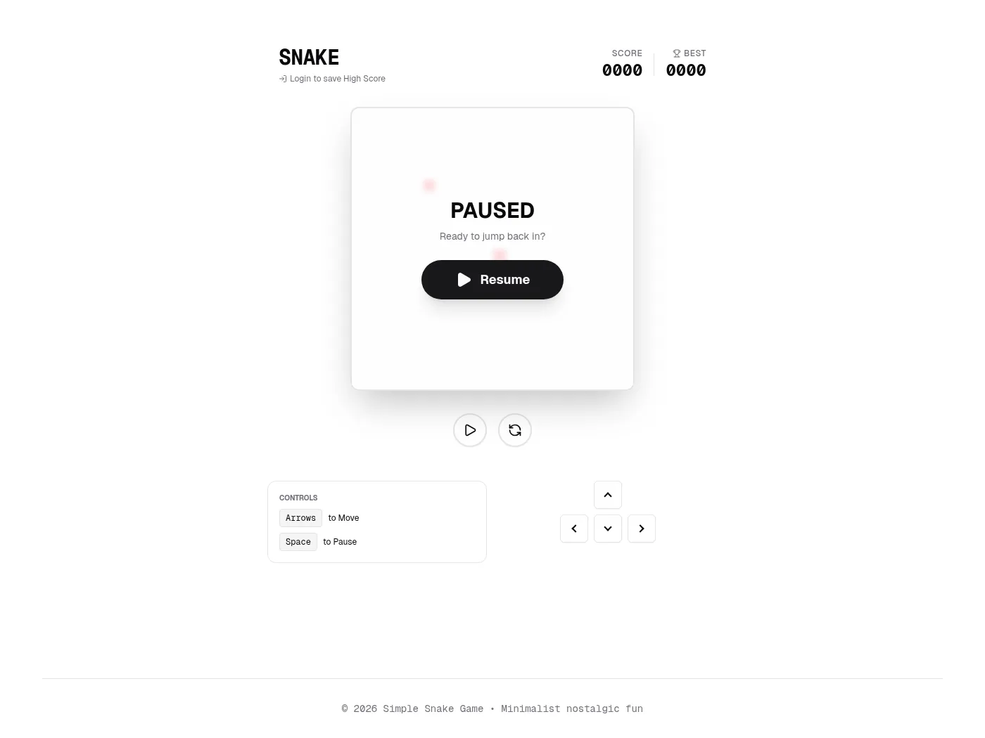 Simple Snake Game