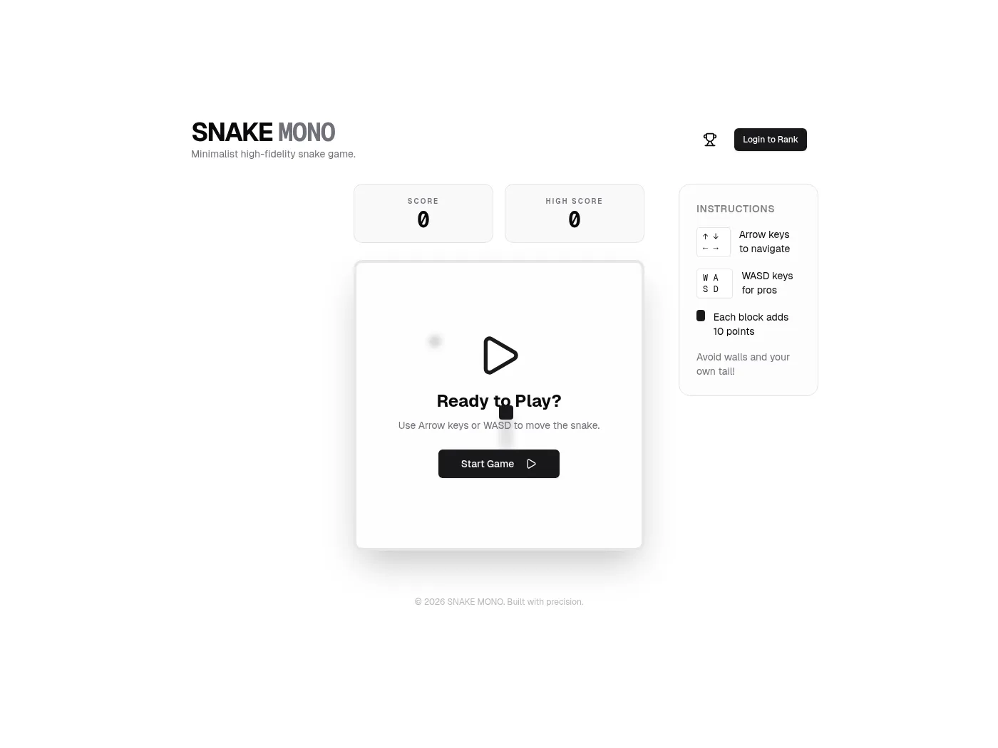 Simple Snake Game