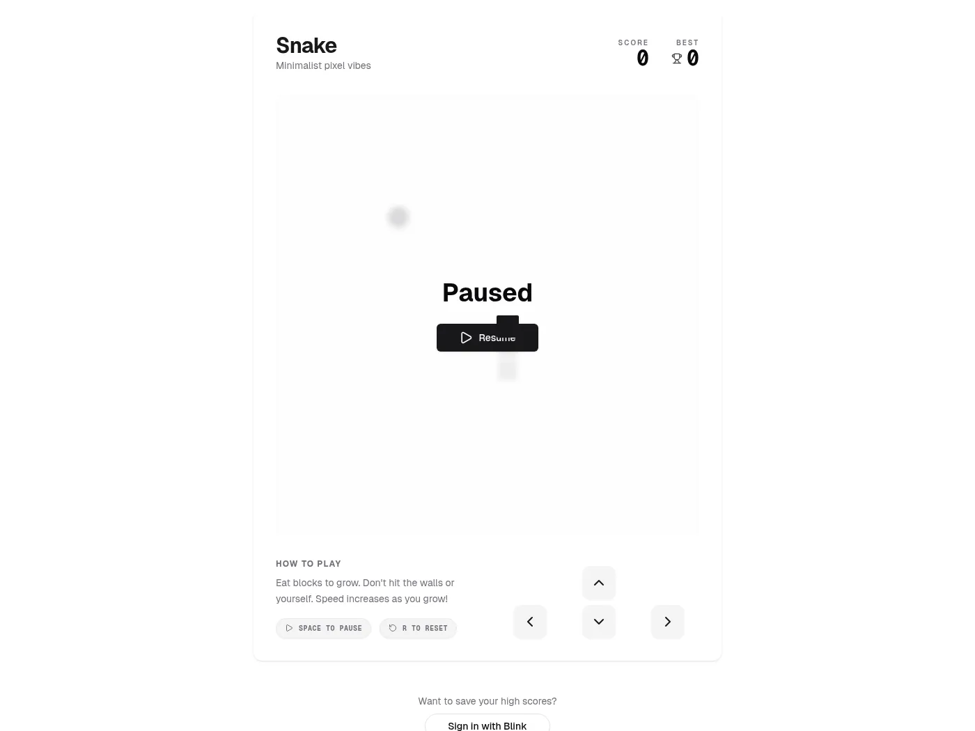 Simple Snake Game