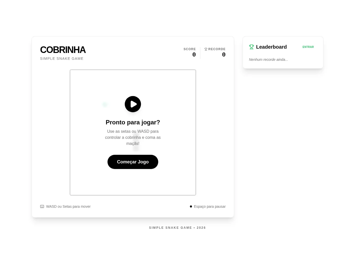 Simple Snake Game