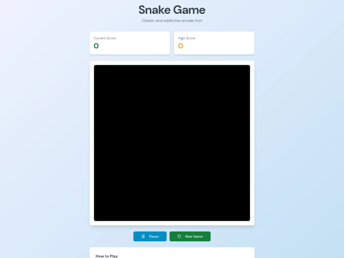 Simple Snake Game