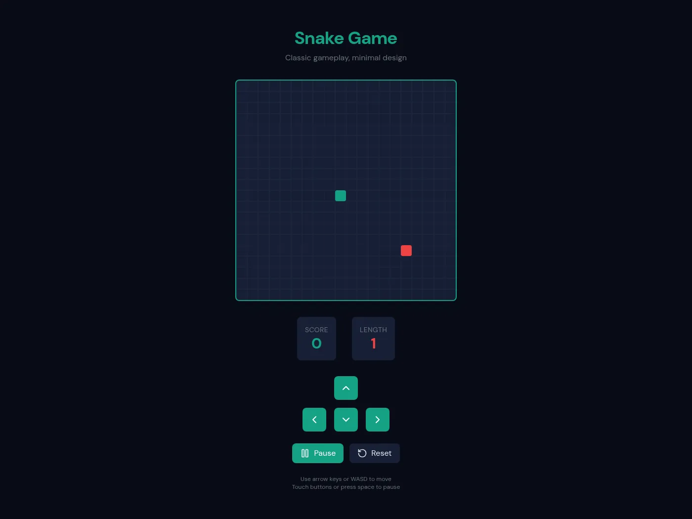 Snake Game Simple