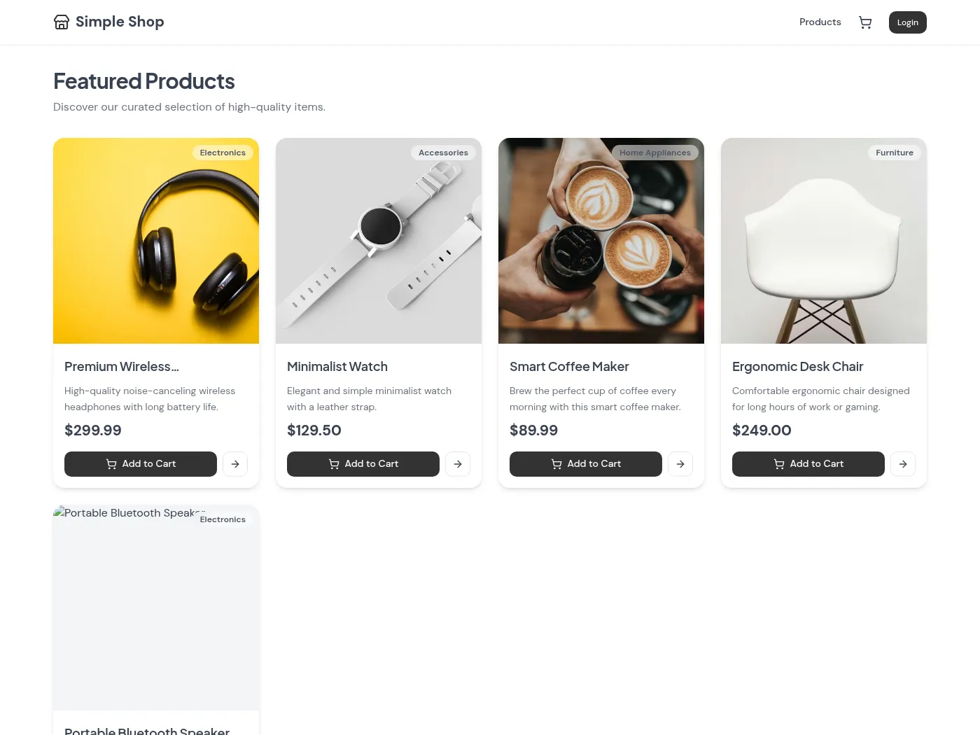 Simple Shop Online
