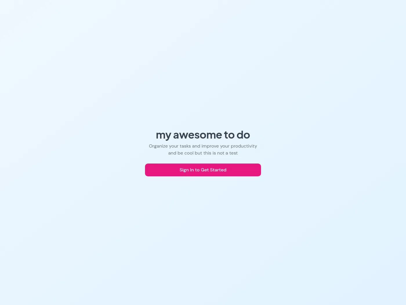 Simple To-Do App