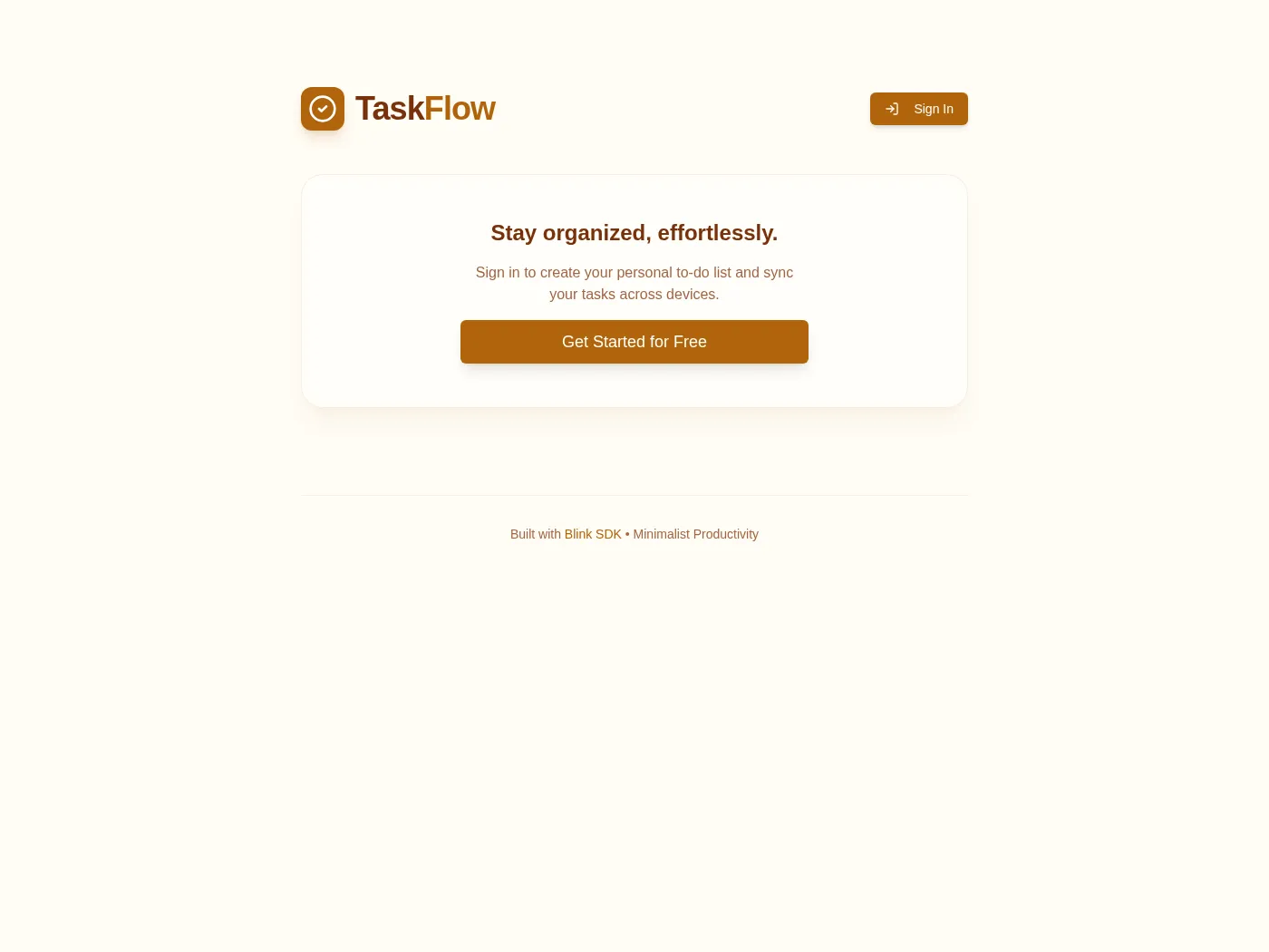 Simple To-Do App