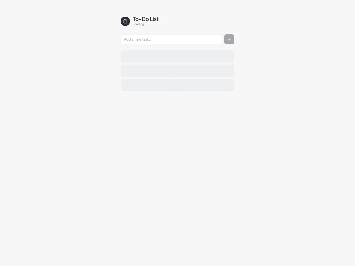 Simple To-Do List