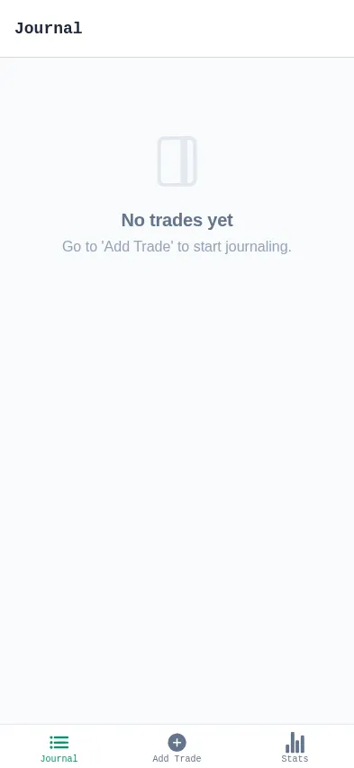 Simple Trading Journal
