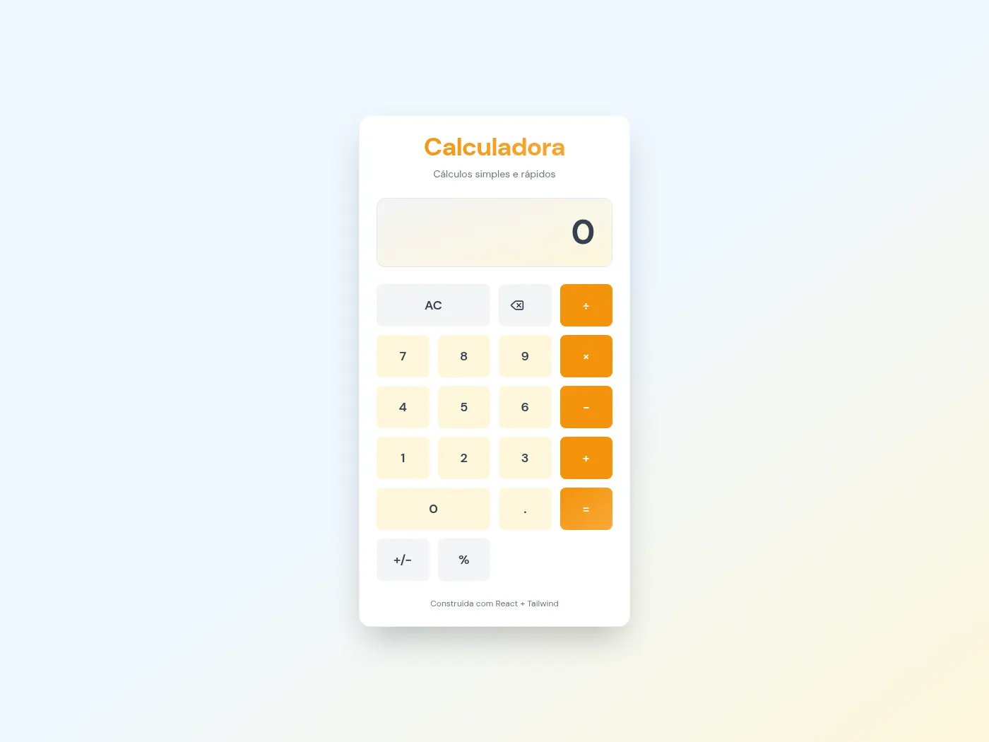 Simple Web Calculator