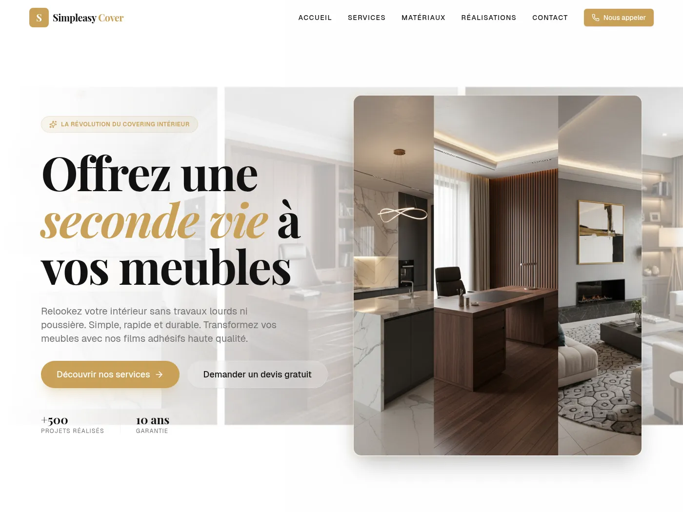 Simpleasy Cover Vitrine
