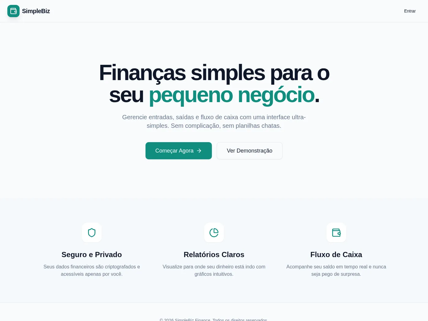 SimpleBiz Finance SaaS