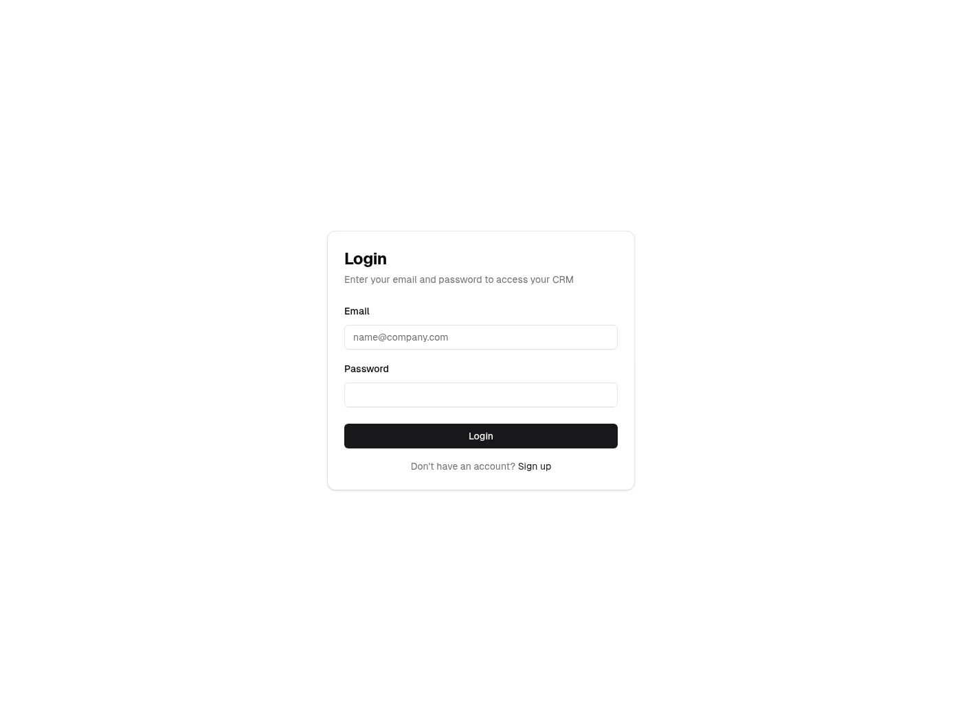 SimpleSales CRM