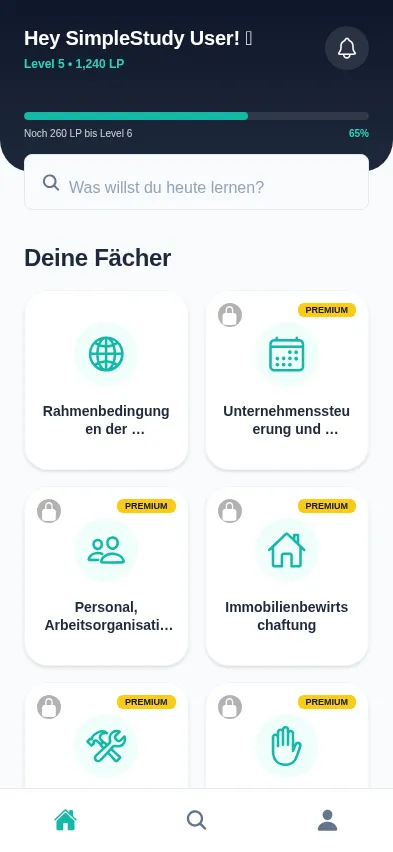 SimpleStudy Native App