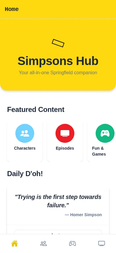Simpsons All-in-One Hub