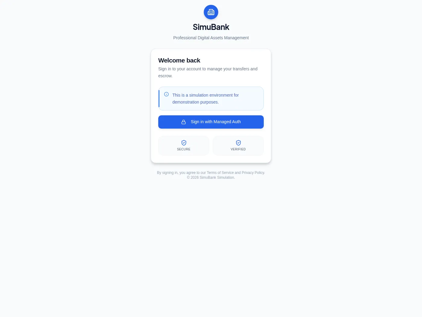 SimuBank Dashboard