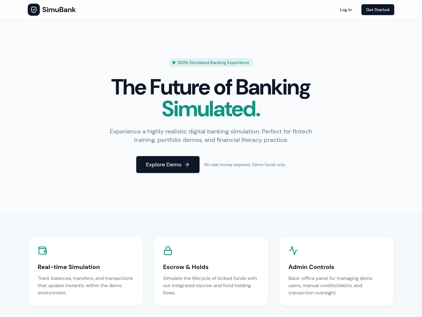 SimuBank Dashboard