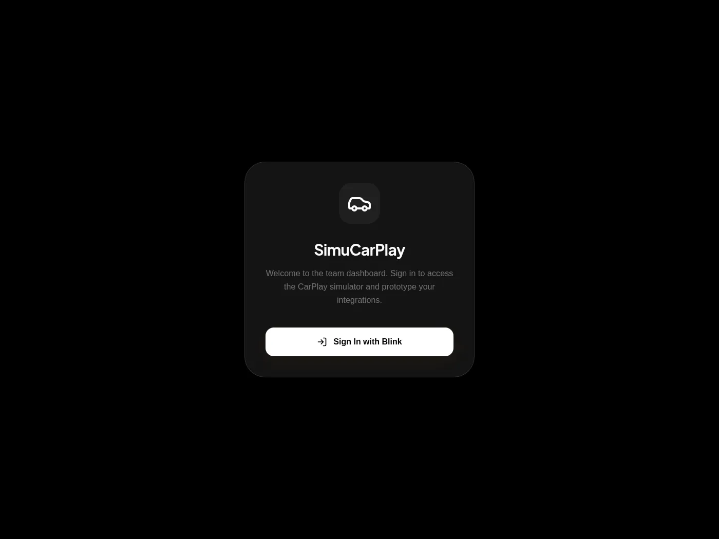 SimuCarPlay Dashboard