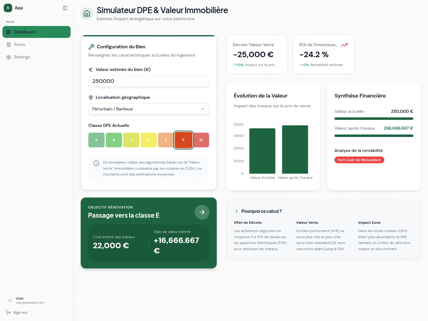 SimuDPE Immobilier