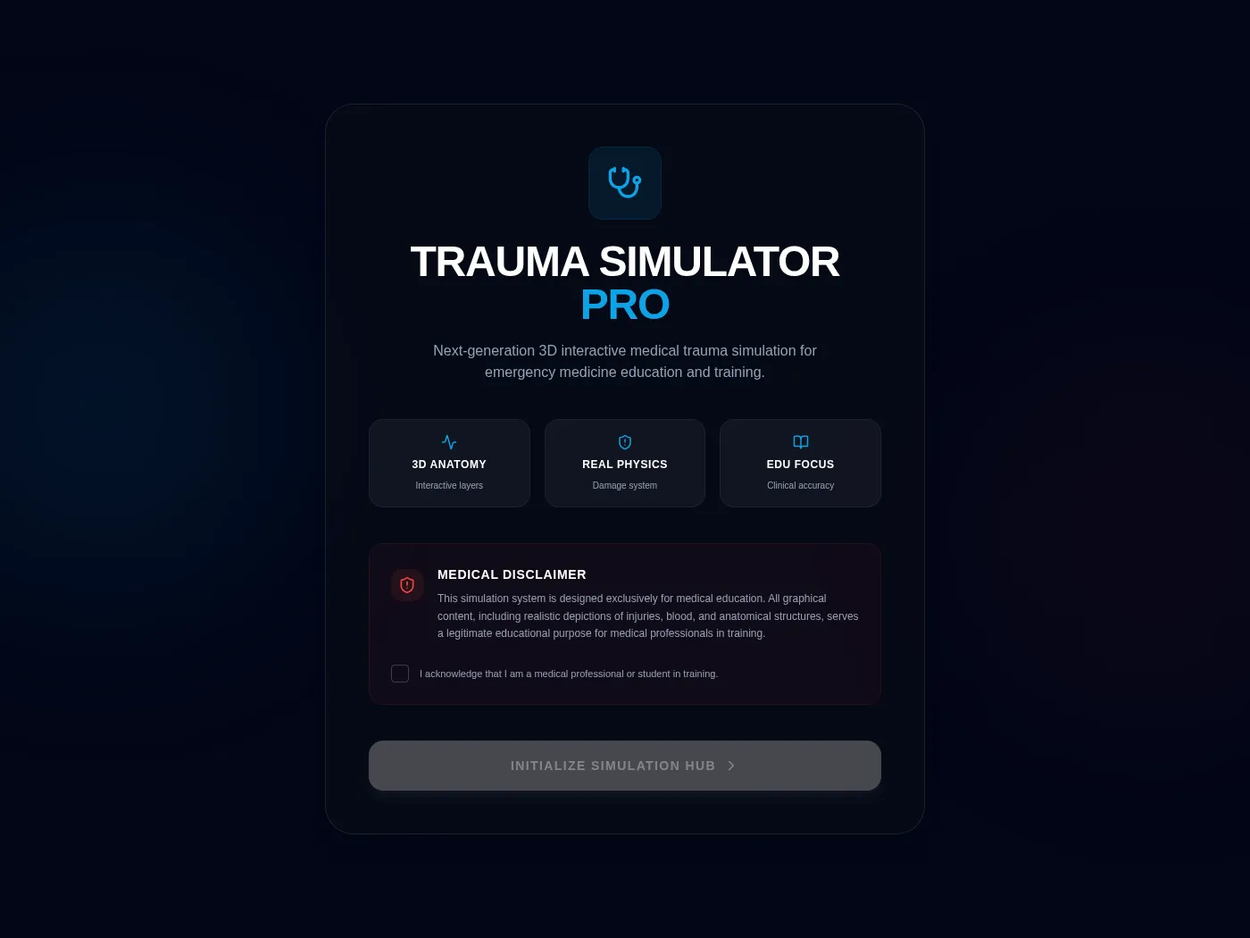 Simulateur Médical Pro